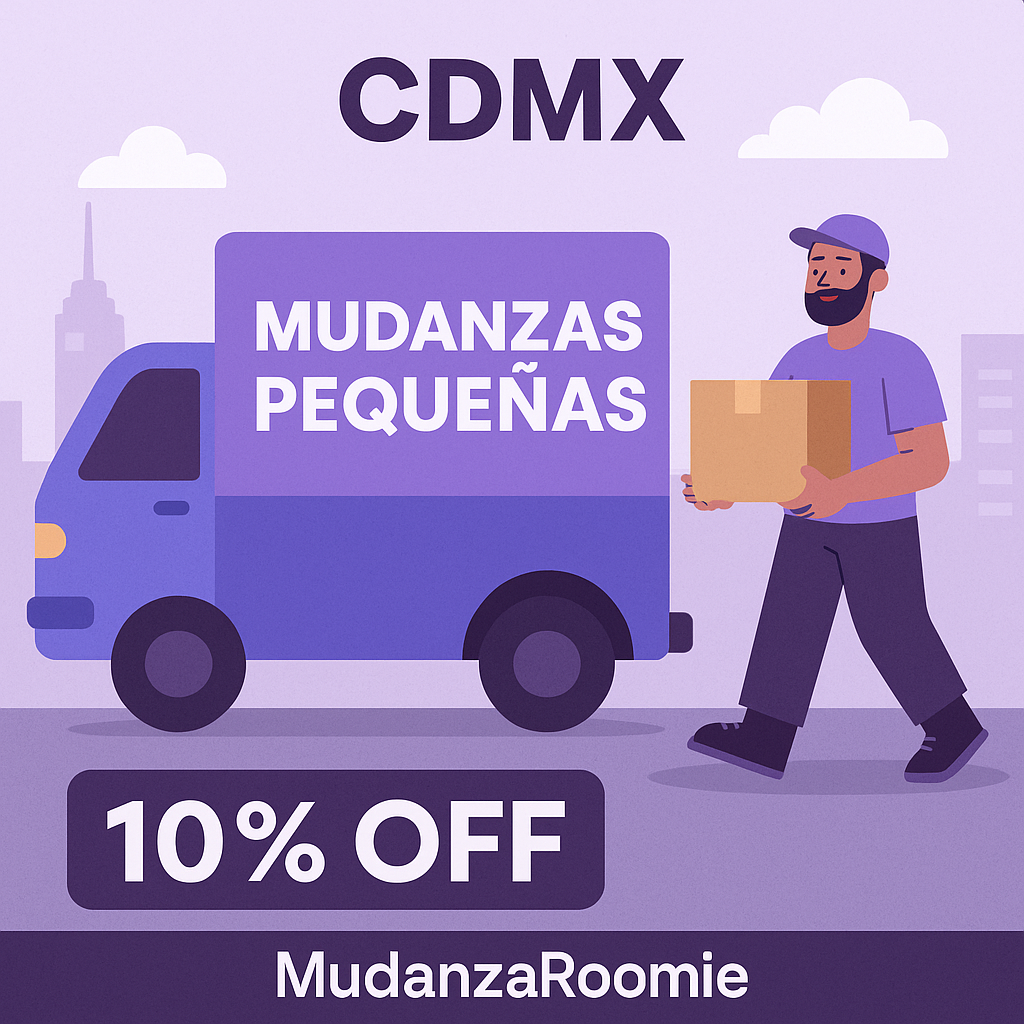Mudanzas Pequeñas CDMX - Mudanza Roomie